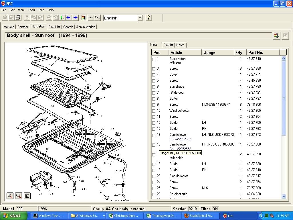 Sunroof problems on NG900 | SaabCentral Forums